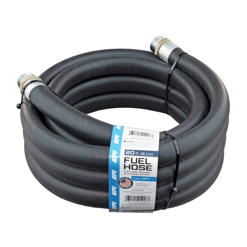 Fuel Hose - 1 inch. x 6.1m - GPI Fuel Transfer Pumps